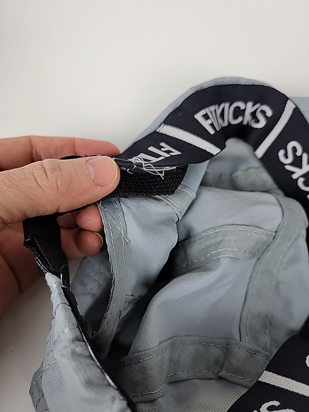 Fitkicks Folding Cap 5 Panel Running Strapback Hat - Gem