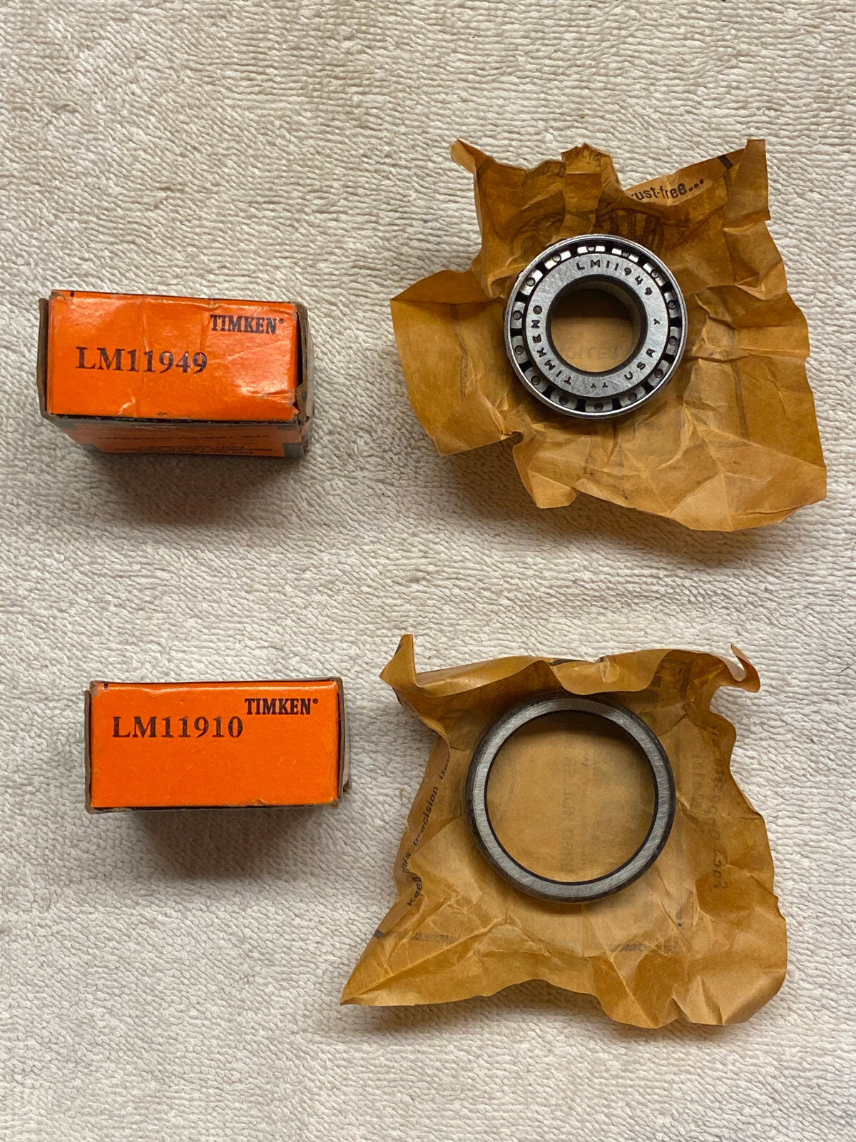 Timken LM11949 and LM11910 Bearing Set | eBay