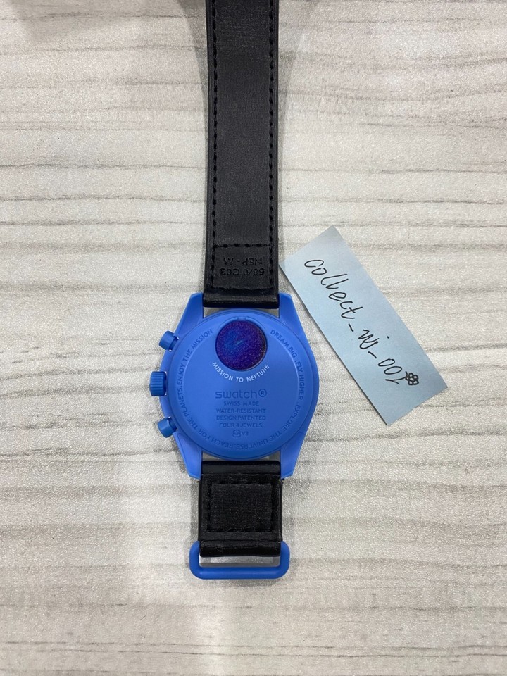 Swatch Mission To Neptune - Bioceramic Speedmaster Moon | eBay
