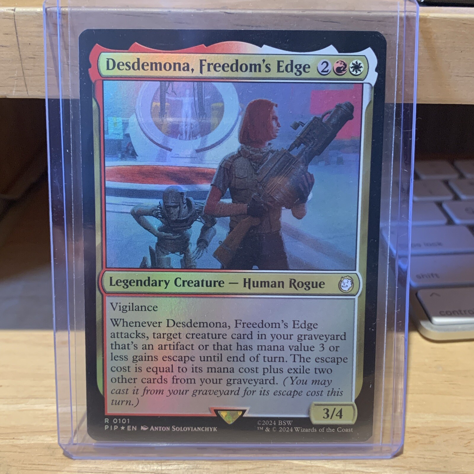 Desdemona, Freedom's Edge - MTG: Universes Beyond: Fallout - Foil - NM ...