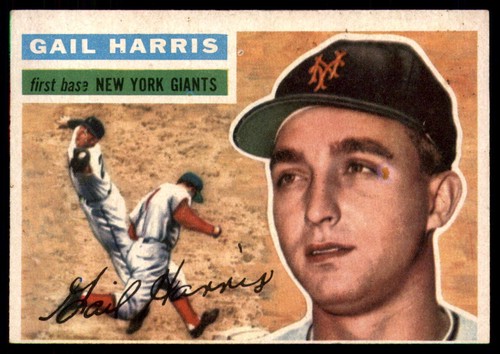 1956 Topps #91 Gail Harris EX/NM RC Rookie NY Giants ID:58645 | eBay