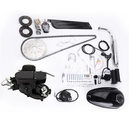 NEW 80cc 2-Stroke High Power Engine Bike Motor Kit Black High Quality ...