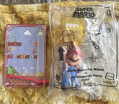McDonald’s Happy Meal Toys Nintendo Super Mario Power-Up Block & Toy ...