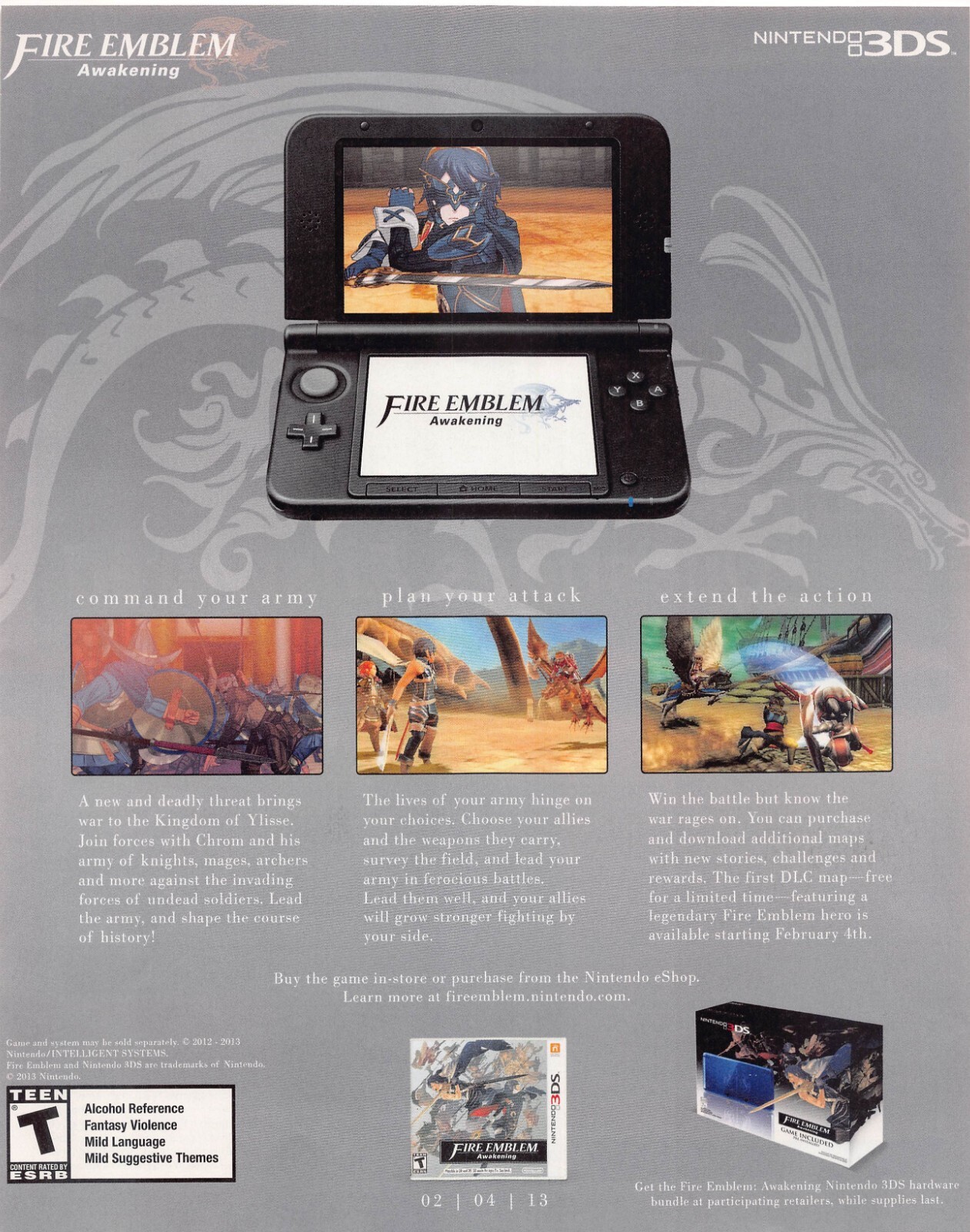Fire Emblem Awakening Nintendo 3DS Magazine Print Ad | eBay
