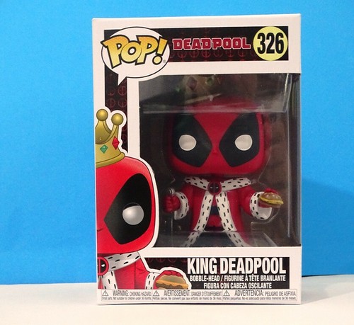 Funko Pop! vinyl KING DEADPOOL #326 Vaulted MIB +P/Prot | eBay Australia