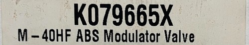 K079665X / K079665BXR Genuine Bendix M-40HF Abs Modulator Valve OEM ...