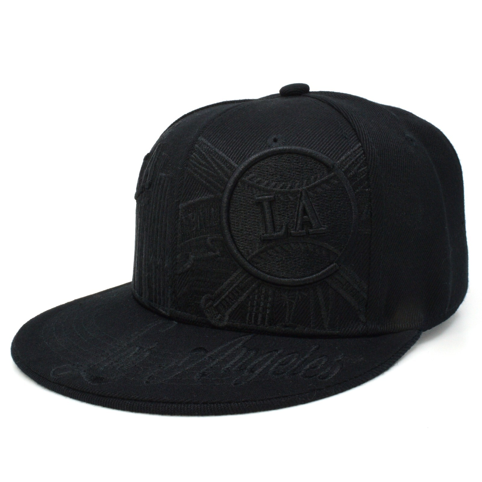 Los Angeles Downtown Premium LA Baseball Leader Snapback Black New Hat ...