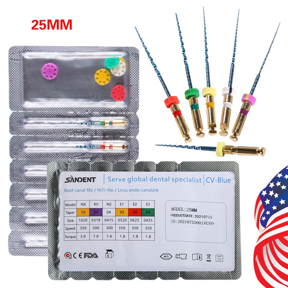 1-2box Dental NiTi Super Files Rotary Tip Endodontic Endo Motor Root ...