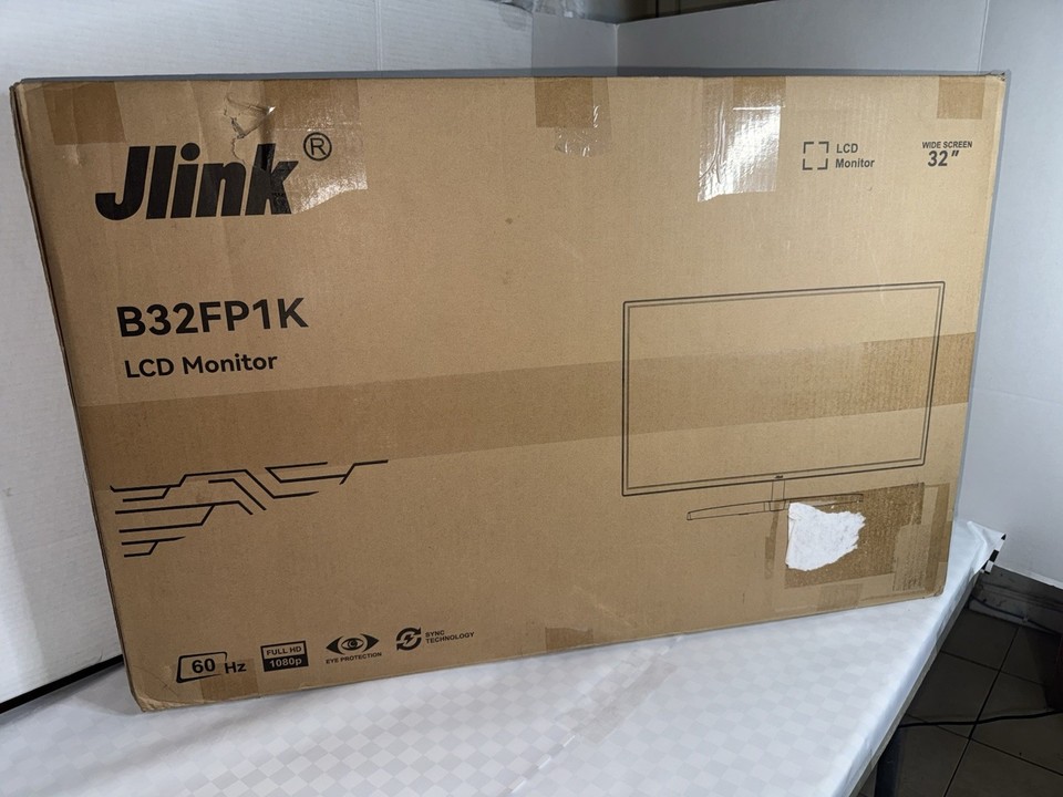 New Jlink Computer Monitor FHD 32 Inch 1920x1080P 60Hz B32FP1K | eBay