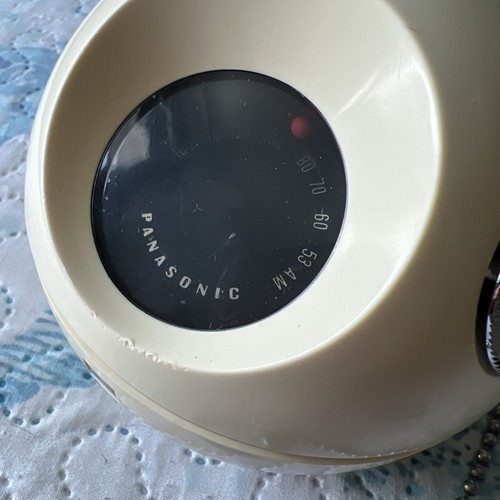 1969 Panasonic R-70 Panapet White Transistor Radio Working! Excellent ...