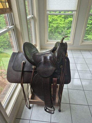 antique western high back saddles | eBay