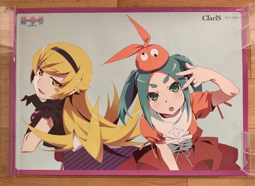 Monogatari Series Possessed Claris Border Poster Oshino Shinobu Onogi ...