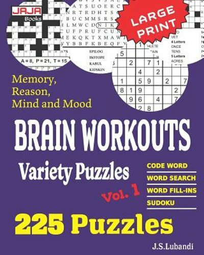 Brain Workouts Variety Puzzles by Jaja Media: New 9781536815962 | eBay