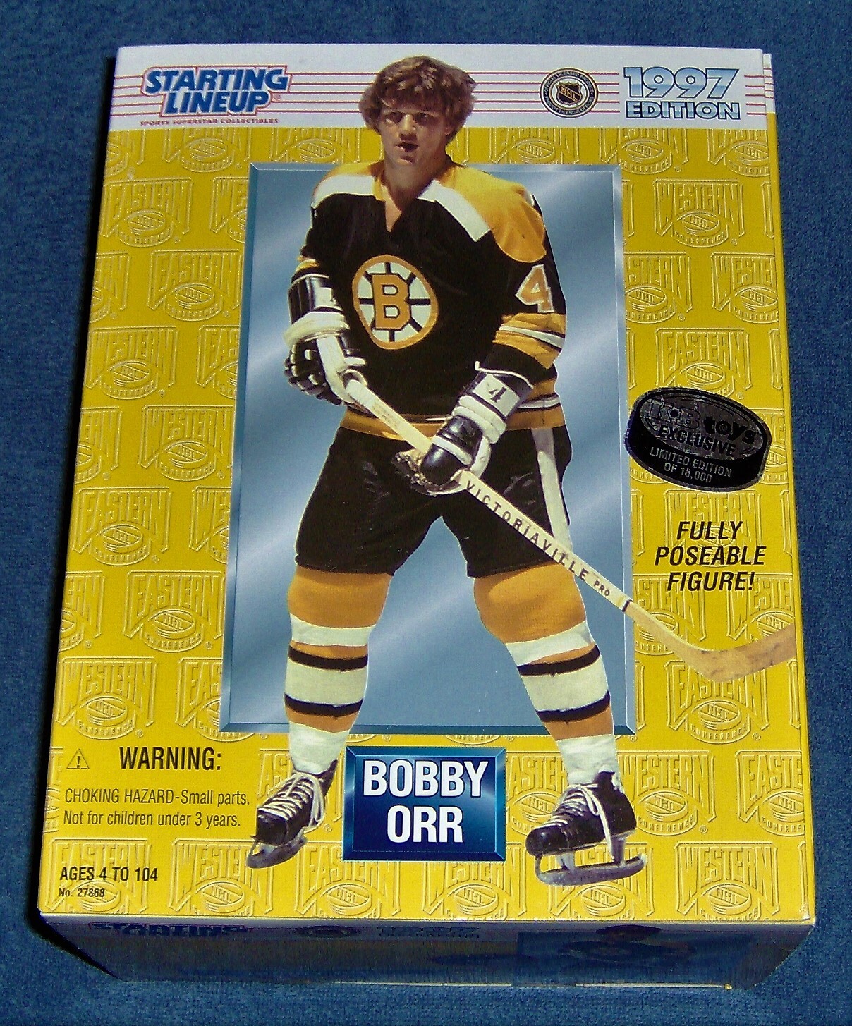 VINTAGE-HASBRO-1997-12"-STARTING LINEUP-"BOSTON BRUINS-BOBBY ORR ...