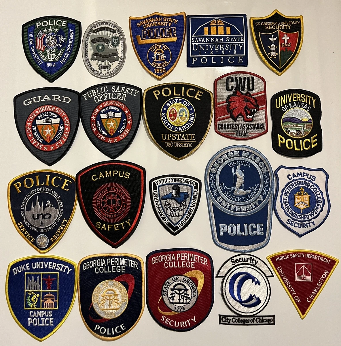 University Police Patches