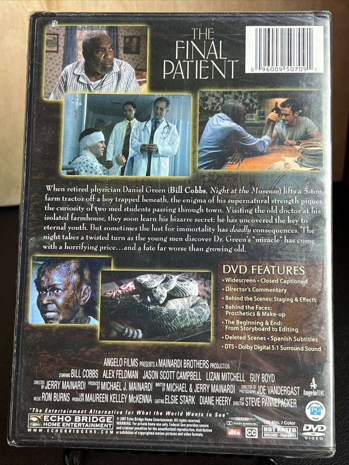 The Final Patient (DVD, 2007) Sealed NEW/SEALED | B2G1FREE 96009507091 ...