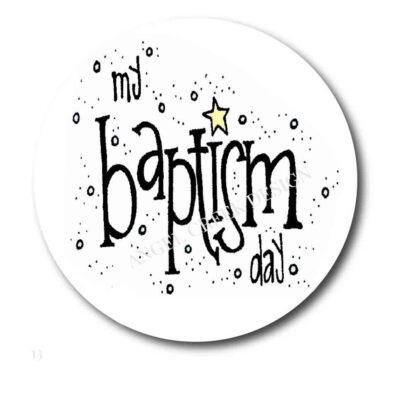 My Baptism Scrapbook Stickers Round Envelope Seals Baptism Favors ...