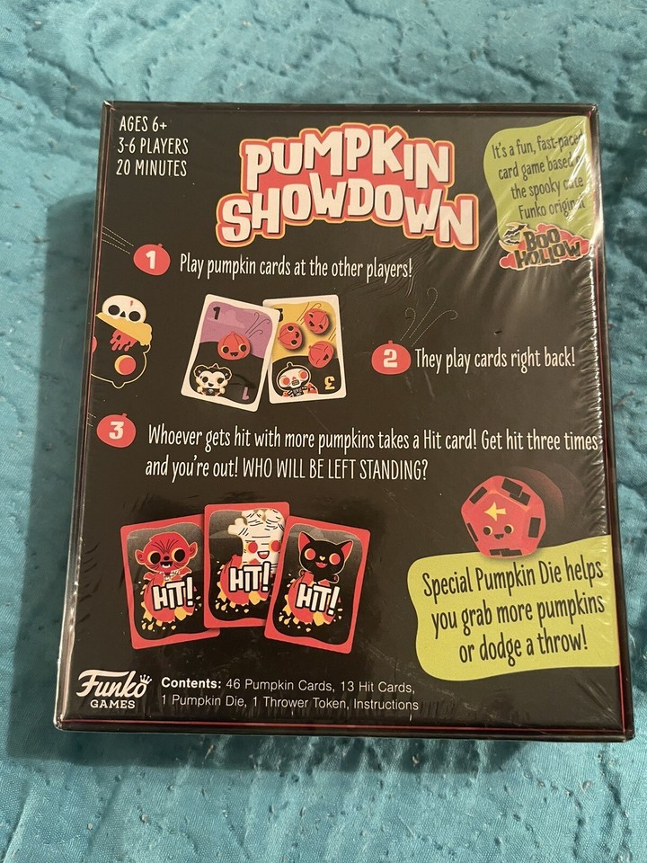 Funko Games - Boo Hollow Pumpkin Showdown Card Game Ages 6 ...