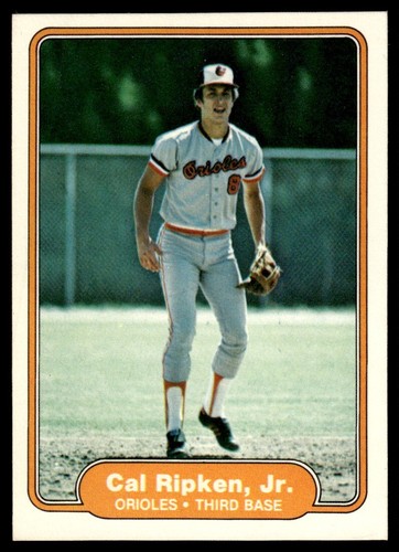 1982 Fleer Cal Ripken Jr. Rookie #176 CLEAN | eBay