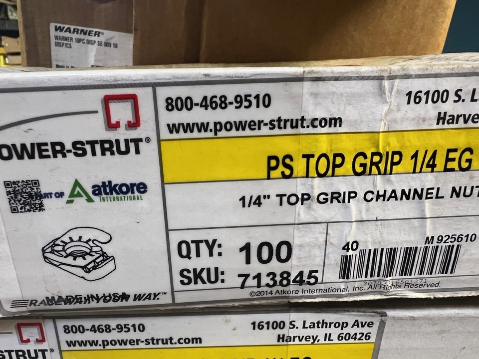 Power-Strut -1/4-EG PWS STRUT TWIRL NUT 1/4" (713845) 100/Pack | eBay