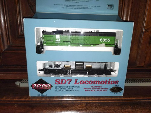 Proto 2000 HO SD7 Burlington Northern Loco 6055. New | eBay