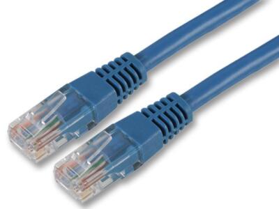 PRO SIGNAL - RJ45 Male to Male Cat5e UTP Ethernet Patch Lead, 0.2m Blue ...