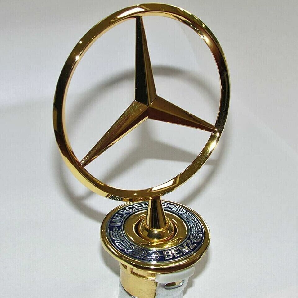 3D Star Hood Logo Emblem Badge For Mercedes Benz W210 W202 W203 C200 ...