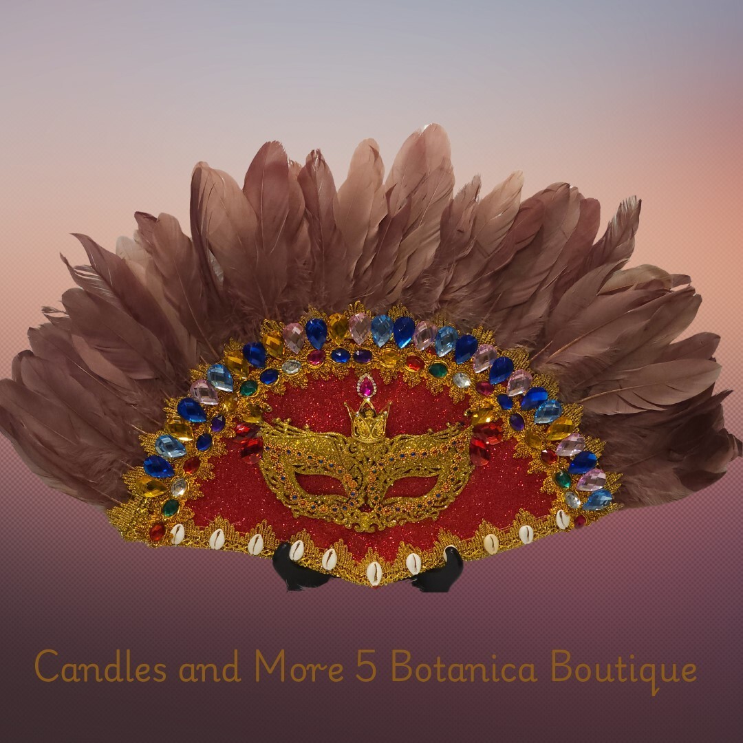 Oya Fan Abanico para Yansa Religion Yoruba Santeria Altar Orisha Santo ...