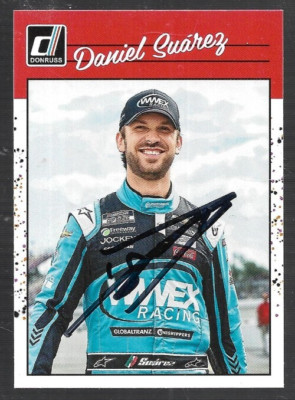 2023 Donruss Retro DANIEL SUAREZ hand-signed #137 Auto NASCAR card | eBay
