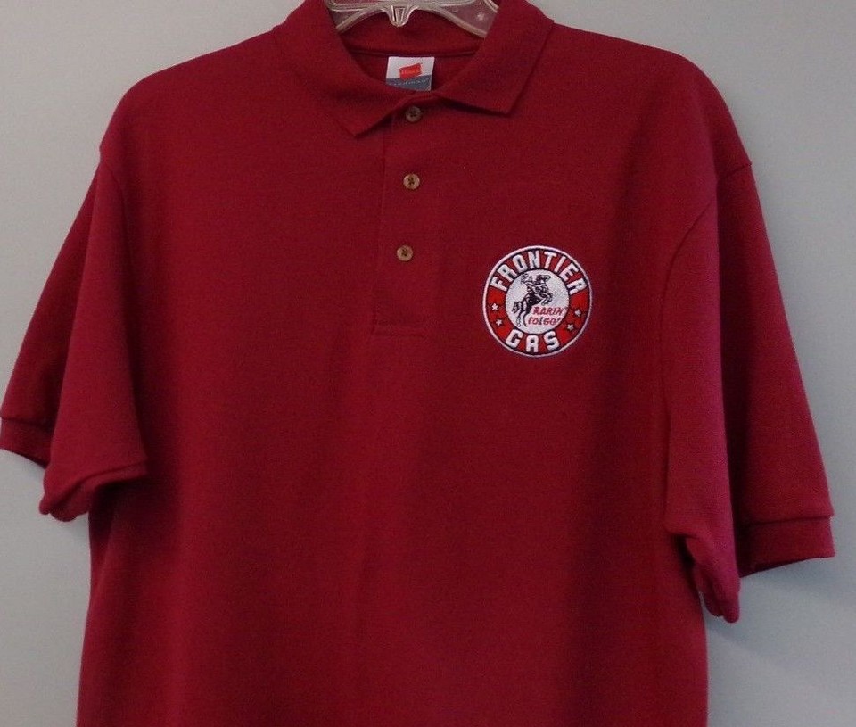 Frontier Gas Vintage Logo Embroidered Collectible Polo Shirt XS-6XL, LT ...