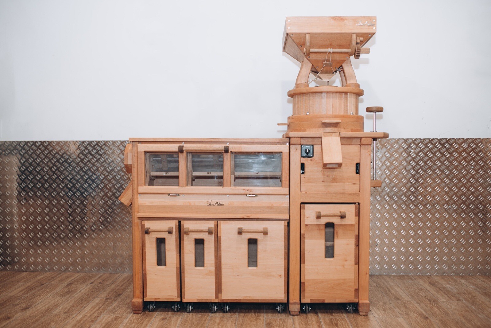 Stone Ground Mill with Sifters The Miller D30S Whole Grain Compact 40 ...