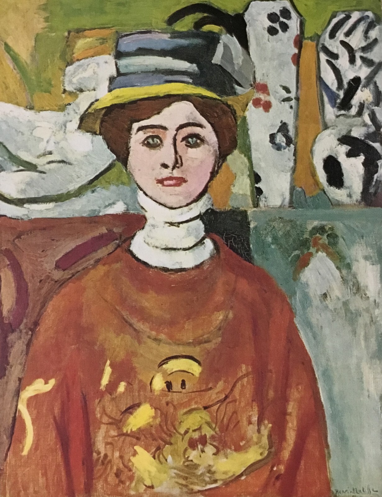 Henri Matisse Girl with Green Eyes Custom Framed Print | eBay UK