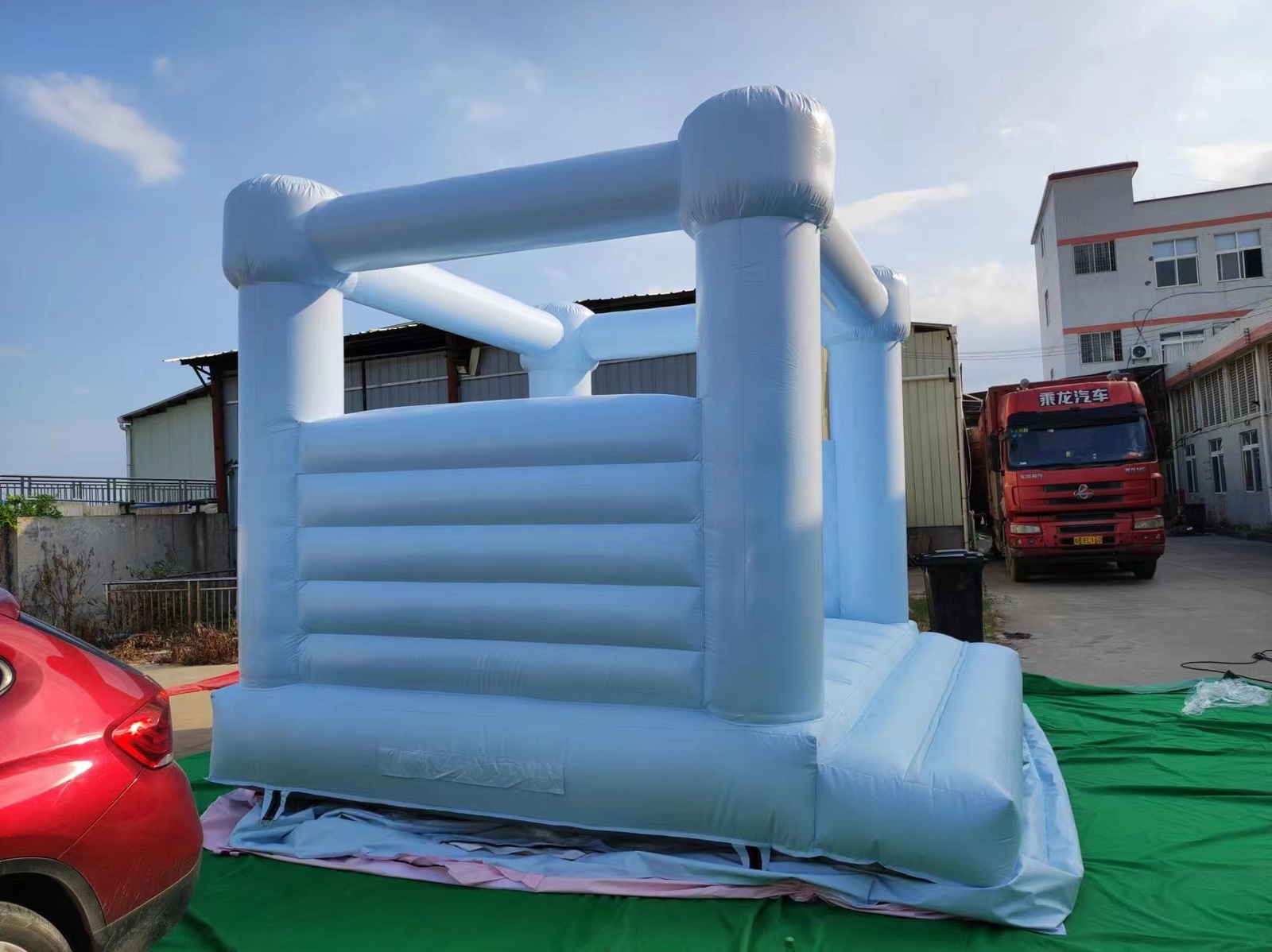 10FT Blue Inflatable Wedding Bounce House Jumping Castle For Party ...
