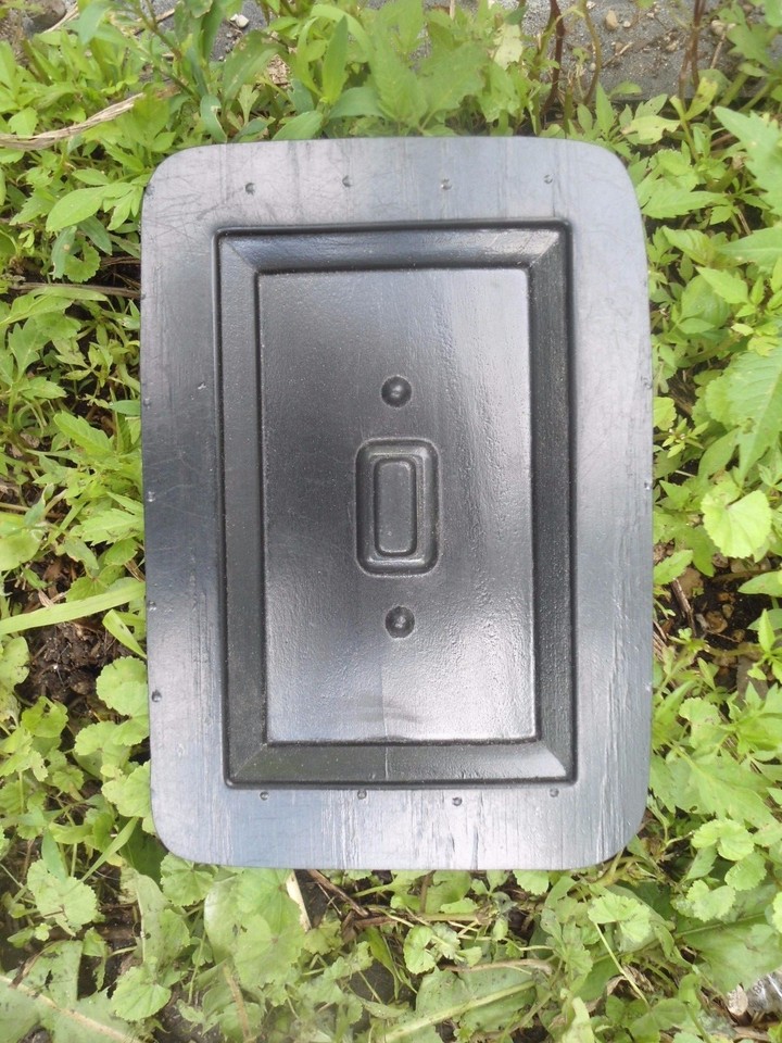 Light switch mold plaster cement resin casting mould 5.5" x 3.5" x 1/3 ...