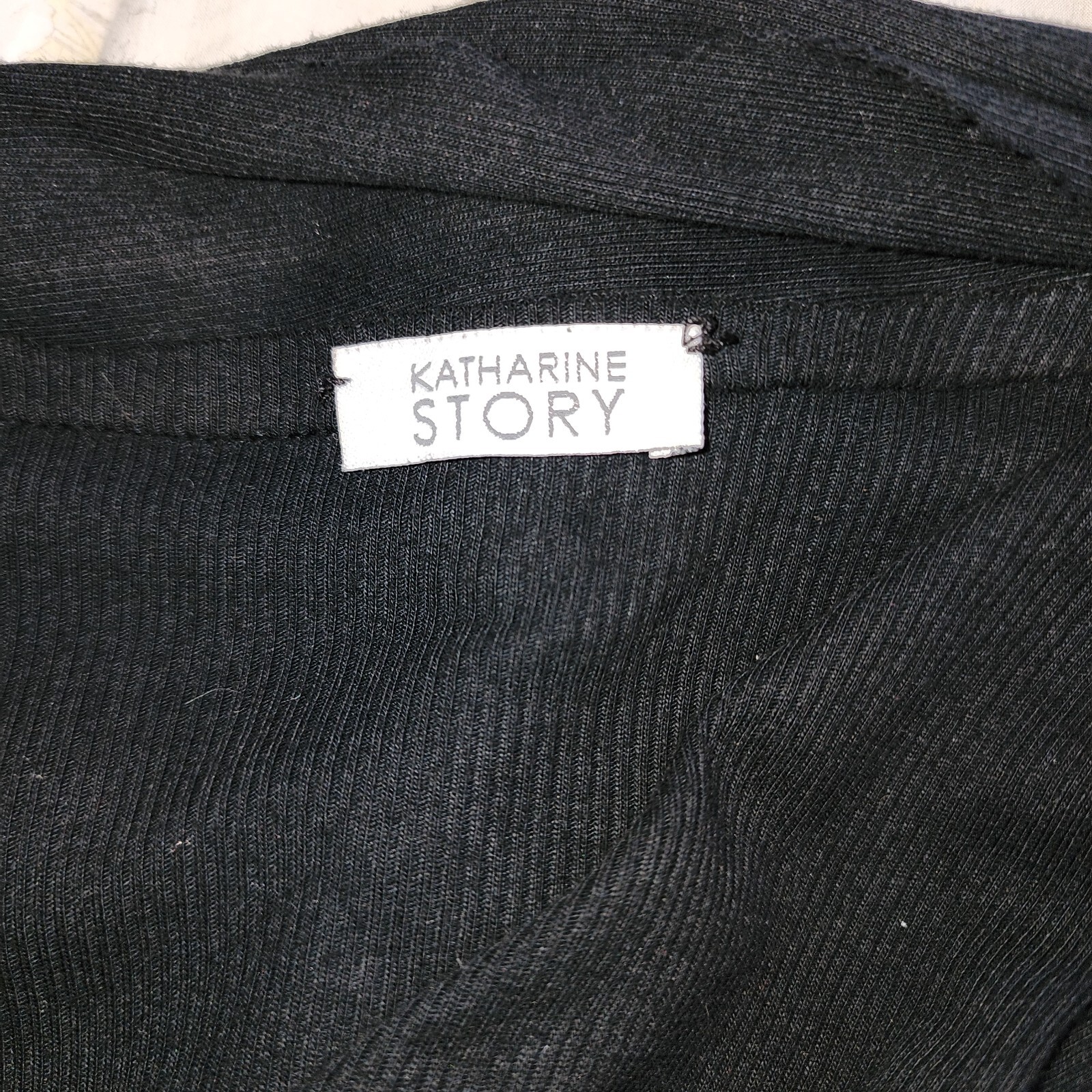 Vintage Katherine Story Cotton Leather Cardigan | eBay