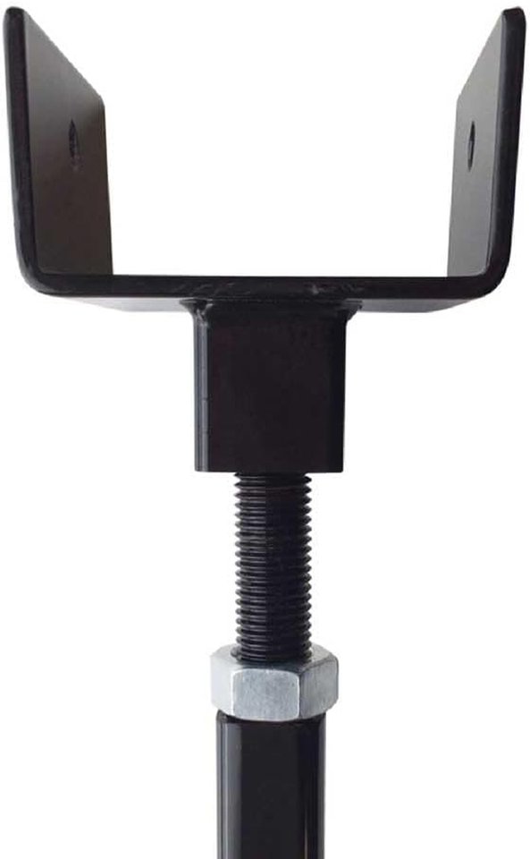 Adjustable Helical Post 50” Long No Dig Ground Anchor, 4”X4” Post for ...