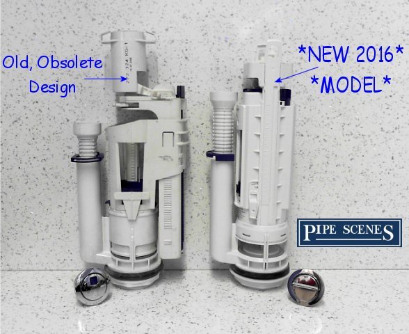8.9587.0 Laufen Toilet Dual Flush Syphon Valve & Push Button ...