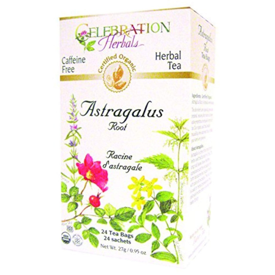 Organic Astragalus Root Herb Tea with Jasmine 24 Count Teabags ...