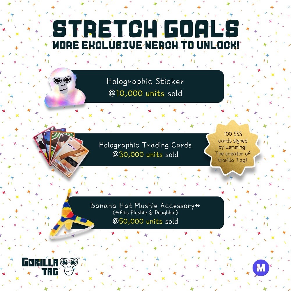 Makeship Gorilla Tag MOD STICK Trading Card 1/1,000 Legendary GTAG Rare ...