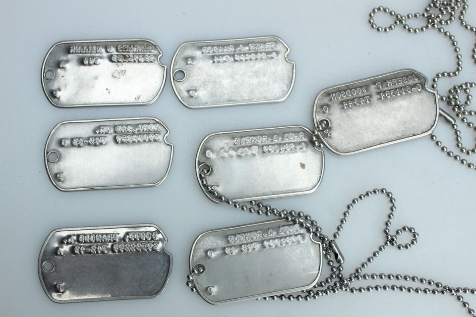 Lot of Original US WWII Dog Tags | eBay