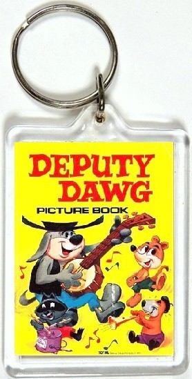 DEPUTY DAWG CARTOON CLASSIC DOUBLE PHOTO KEYRING PICTURE BOOK COVER ...