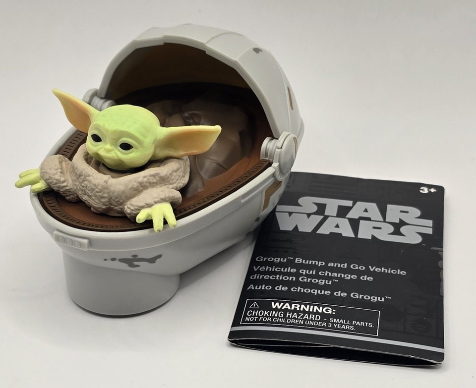 Disney Parks 2023 Star Wars Mandalorian Grogu Pull Back Toy Bump Go ...