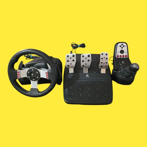 Logitech G27 Force Feedback Racing Wheel Shifter Pedal Set | eBay