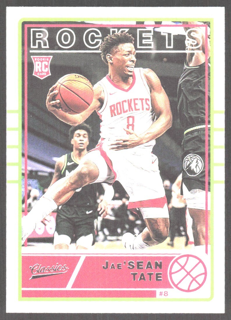 2021-22 87A Panini Classics Jae'Sean Tate Rookie Houston Rockets #640 ...