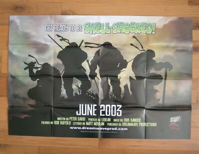 Teenage Mutant Ninja Turtles TMNT Dreamwave DW Comics Original Poster ...