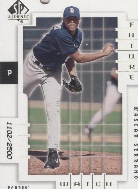 2000 SP Authentic - Future Watch Wascar Serrano #123 /2500 (RC) for ...