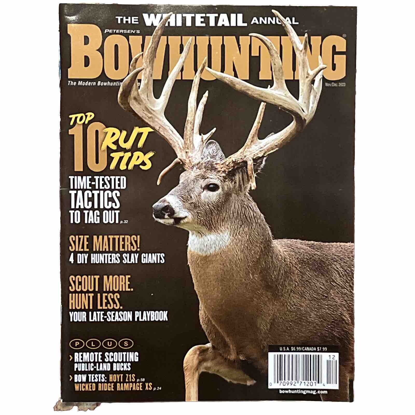 BOWHUNTING MAGAZINE NOV DEC 2023 TOP TEN RUT TIPS | eBay