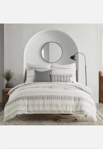 Levtex Home Timeless Collection Pickford 3pc Gray Cream Comforter Set ...