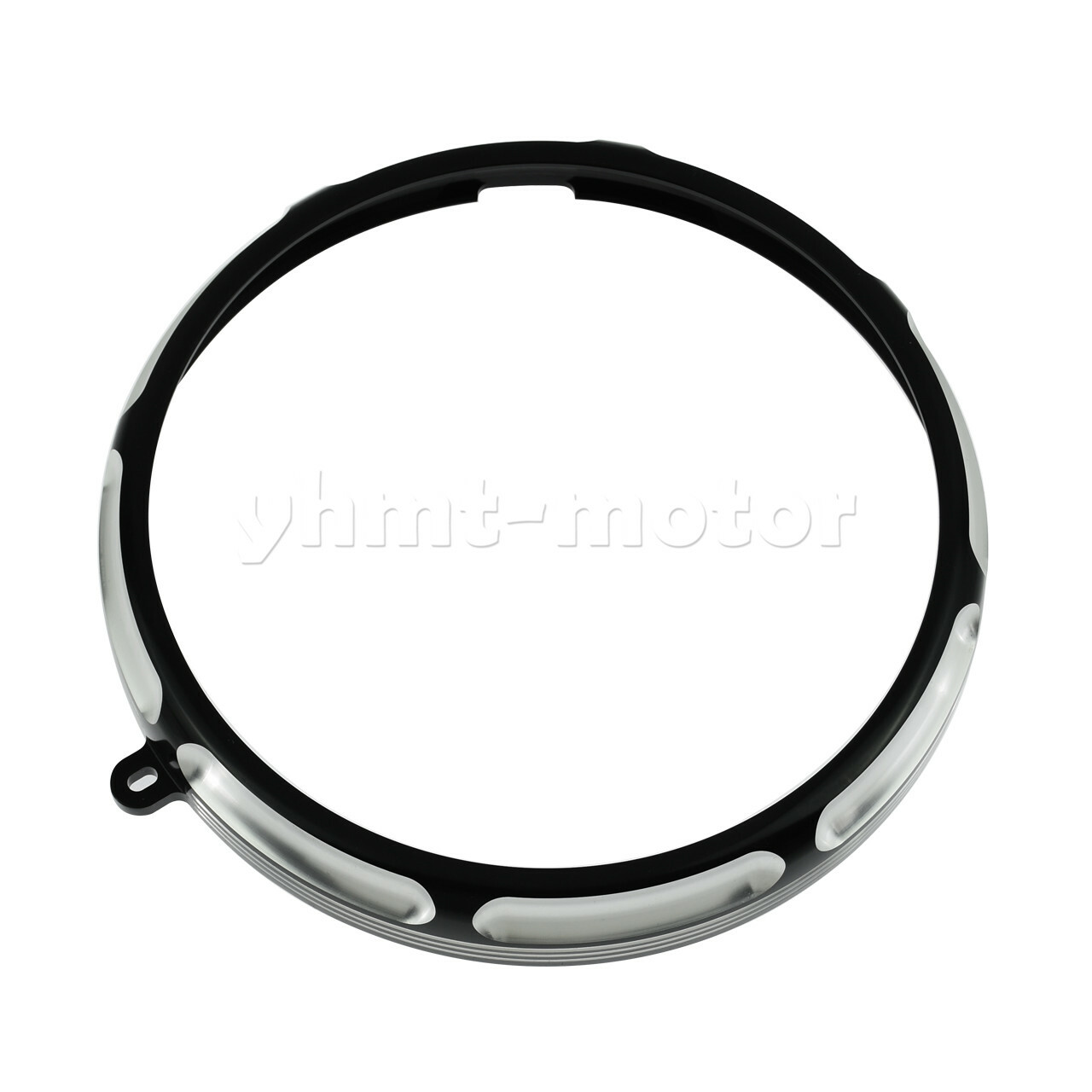 7'' Burst Headlamp Headlight Trim Ring Fit For Fatboy FLSTF Softail ...