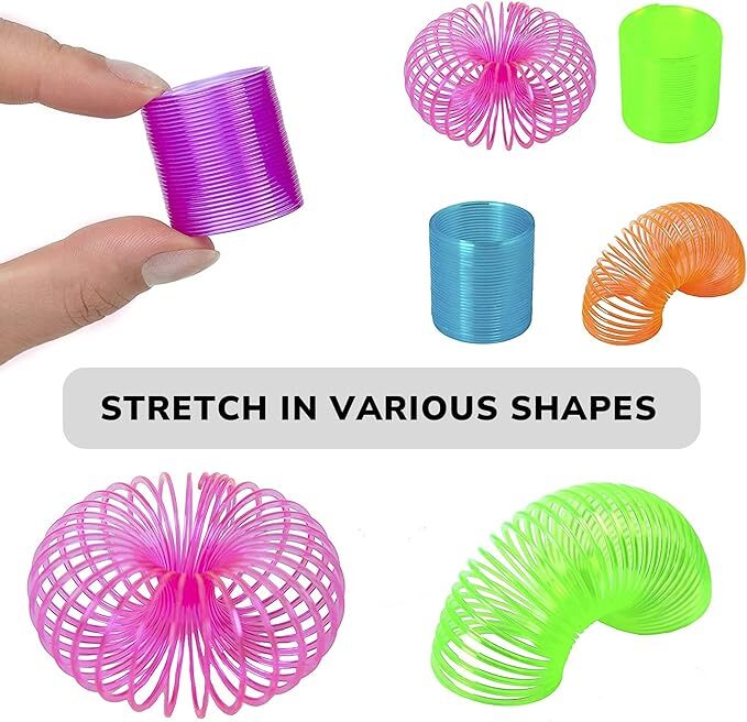 Coil Spring Toy - 25 Pcs - Kids Party Favor Goodie Bag Supplies Pinata ...